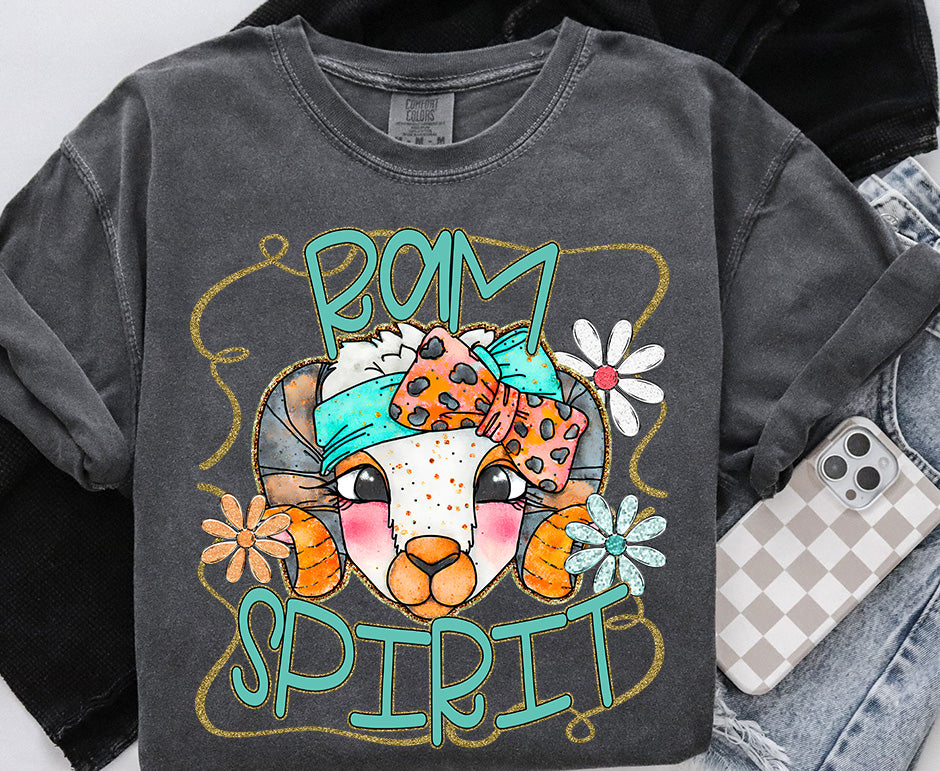 Funky Spirit Mascot ~ Ram ~ 25SAG ~ DTF Transfers – Vinyl Cottage