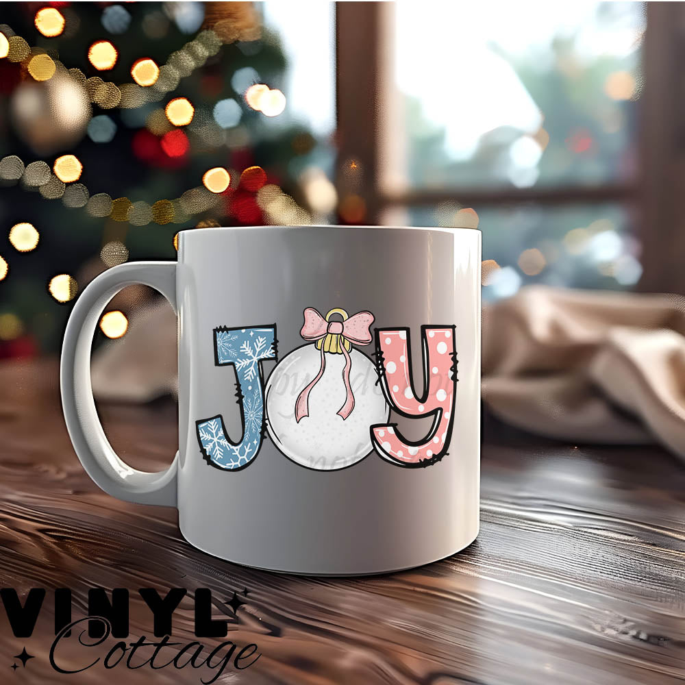 Blue and Pink Joy ~ UV DTF DECAL – Vinyl Cottage