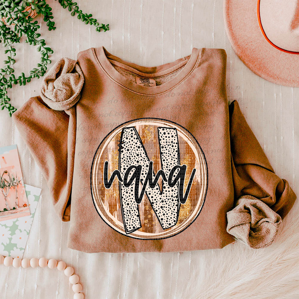 Nana ~ Fall Dottie ~ DTF Transfer – Vinyl Cottage