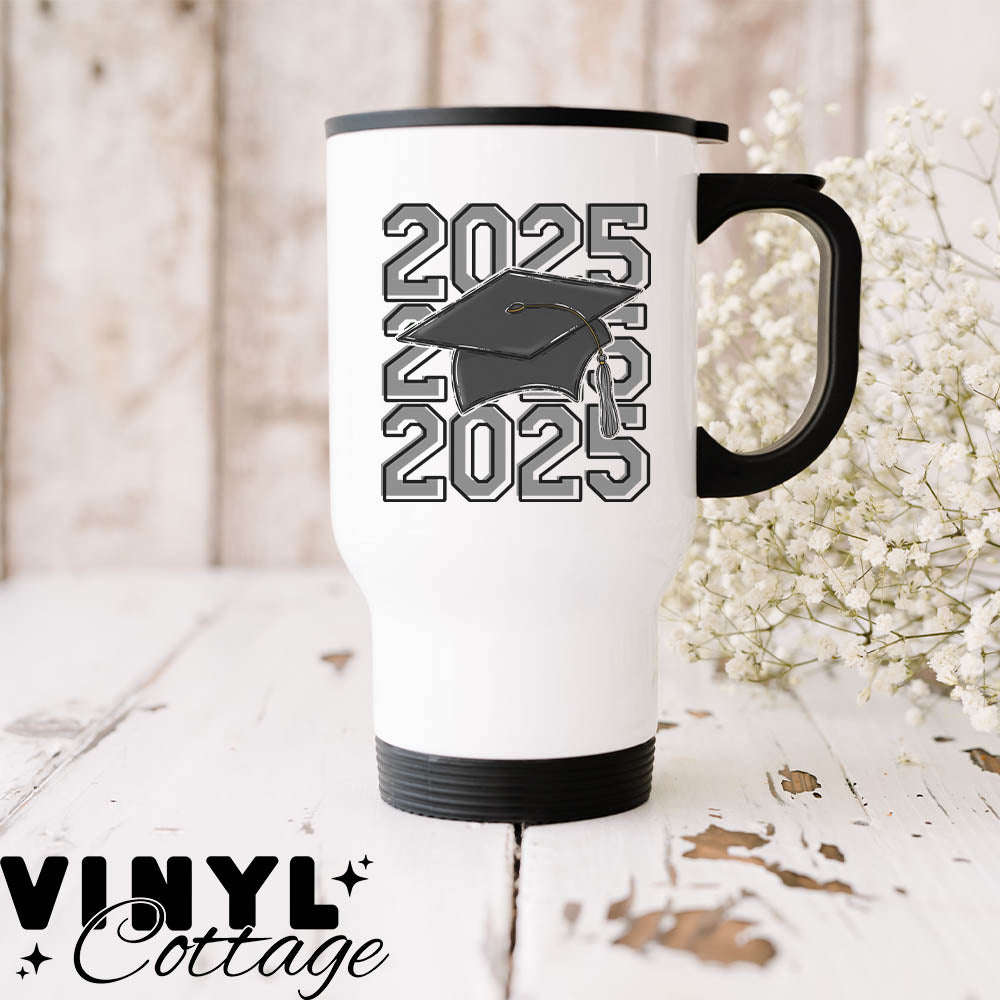 Grad Cap ~ Gray ~ UV DTF DECAL – Vinyl Cottage