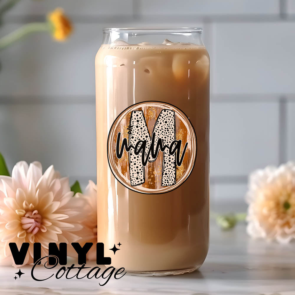 Mama ~ Fall Dotties ~ UV DTF DECAL – Vinyl Cottage