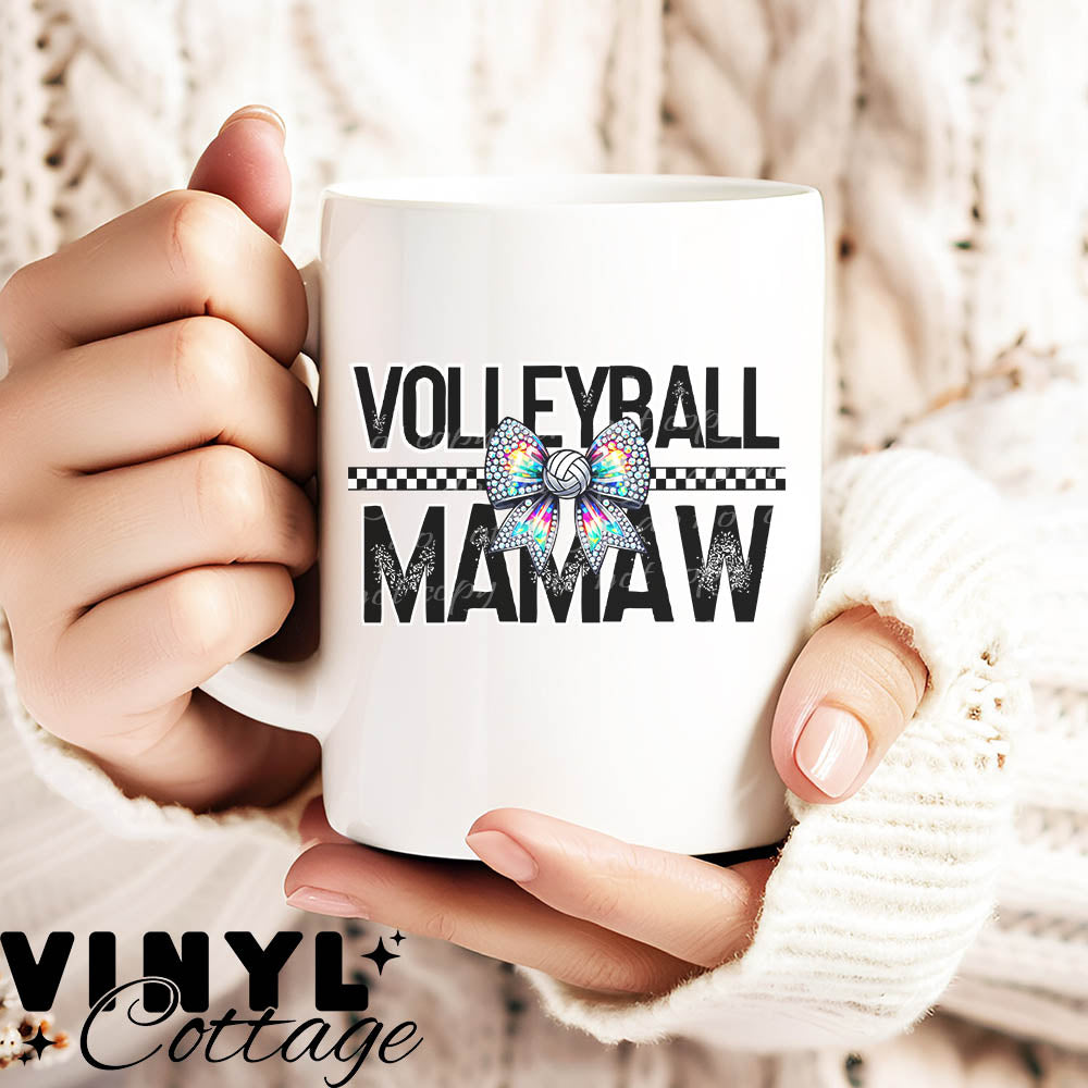Volleyball Mamaw ~ UV DTF DECAL – Vinyl Cottage
