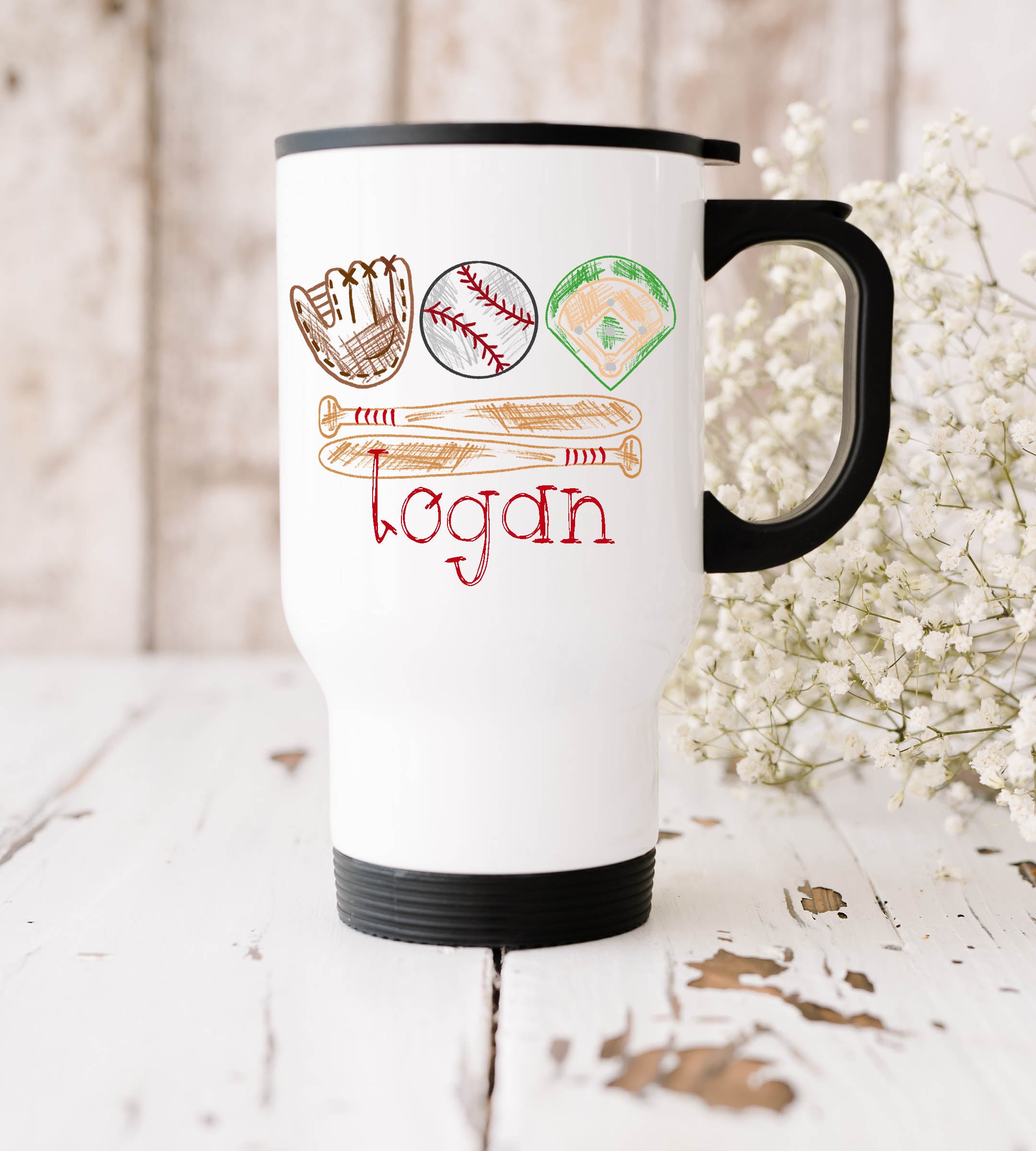 Baseball Scribble ~ UV DTF DECAL – Vinyl Cottage