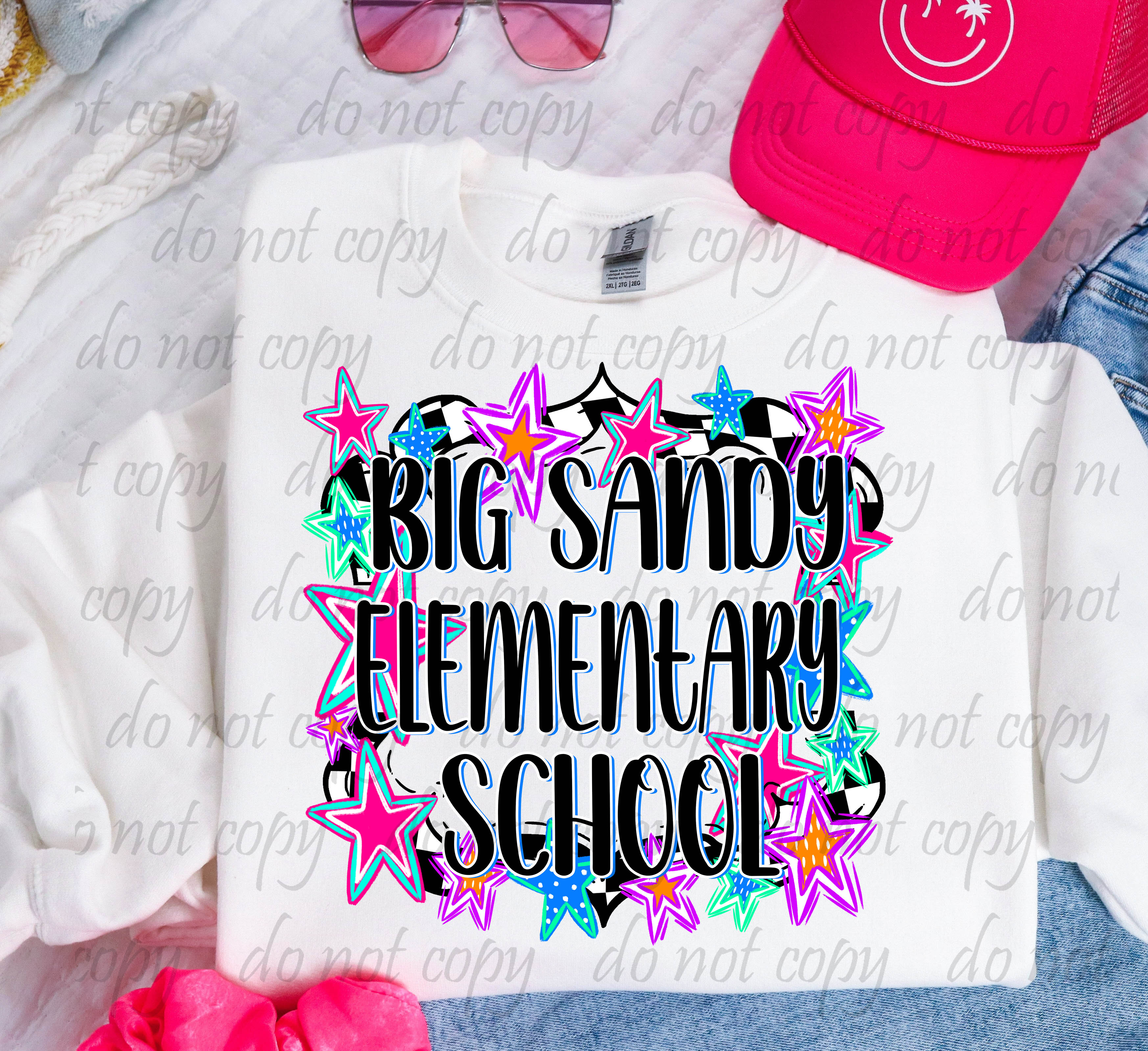 Big Sandy Elementary School ~ 25SAG ~ DTF Transfer – Vinyl Cottage