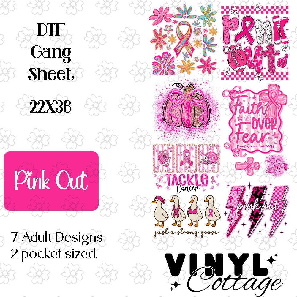 Pink Out ~ Pre-Built Gang Sheet – Vinyl Cottage