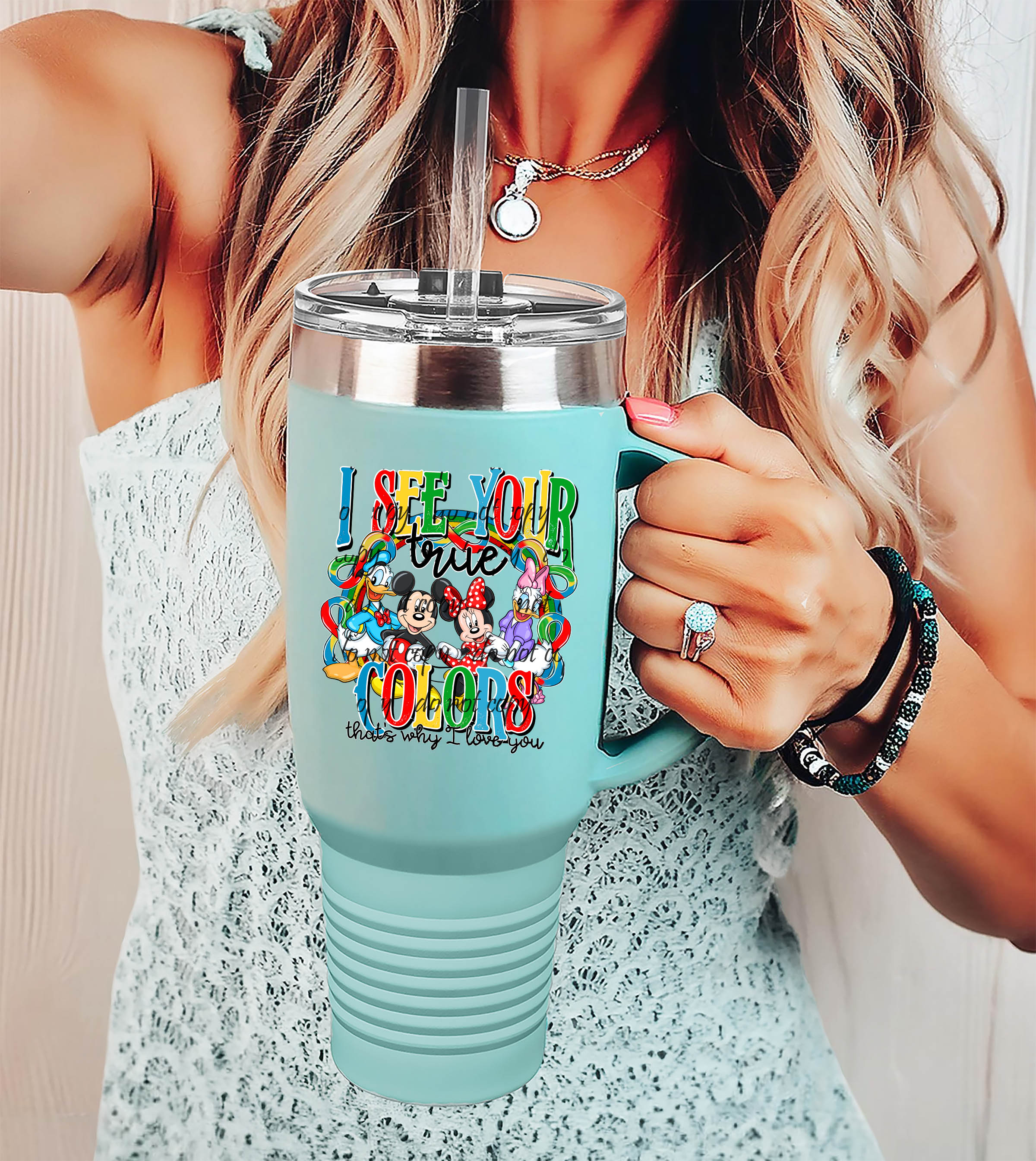 I See Your True Colors Ribbon ~ UV DTF DECAL – Vinyl Cottage