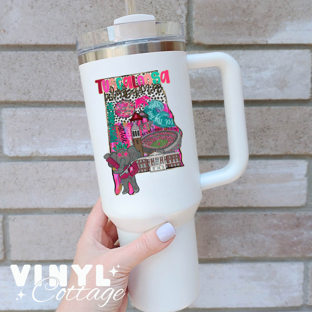 Tuscaloosa Alabama ~ UV DTF DECAL – Vinyl Cottage